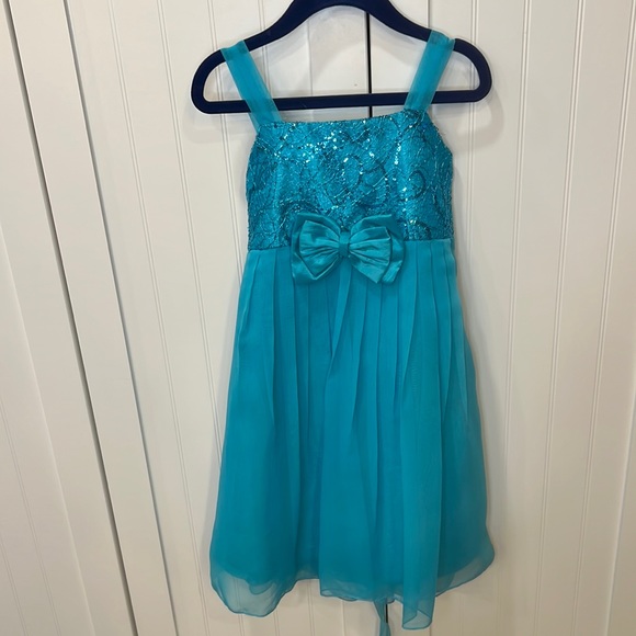 dimples | Dresses | Dimples Size 6 Turquoise Party Dress | Poshmark